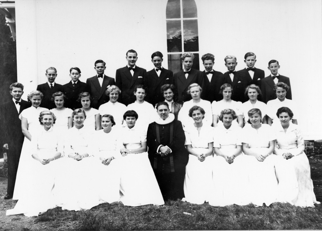 Konfirmantbilde Øymark - Marker kirkelige fellesråd